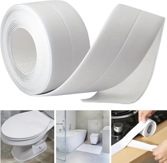 Kitstrip - Sanitairstrip - afdichtingstape - afdichtstrip - lekstrip ...