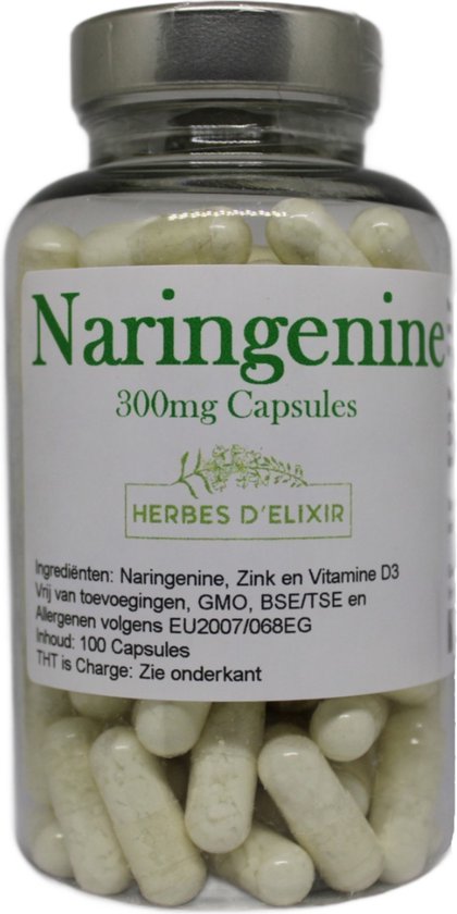 Herbes D'eixir Naringenine capsules - 300 mg Naringenine - 100 stuks ...