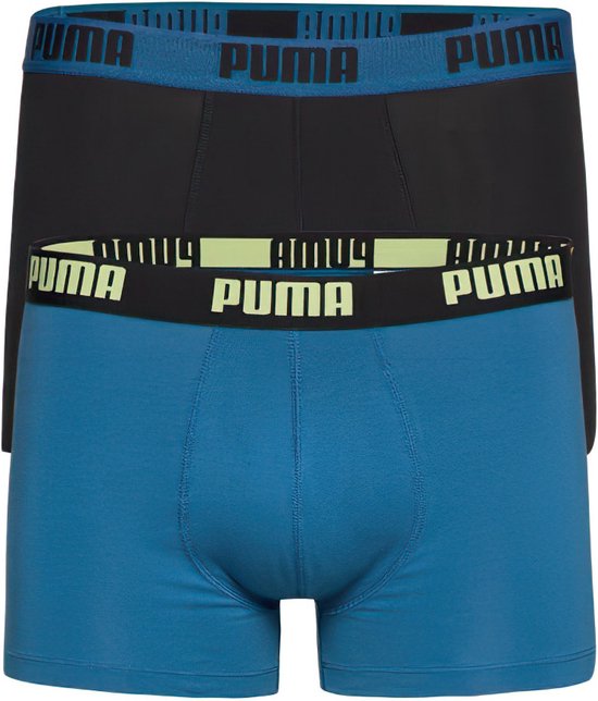 Men's boxers puma basic trunk 2-pack petrol, m | bol