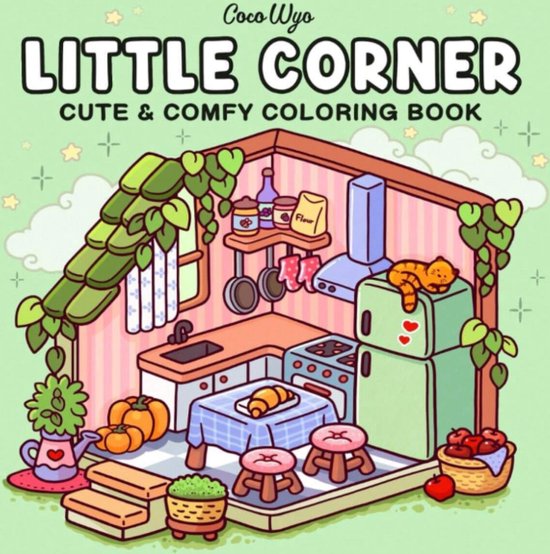 Little Corner Coloring Book - Fuzzy - Kleurboek voor volwassenen en ...