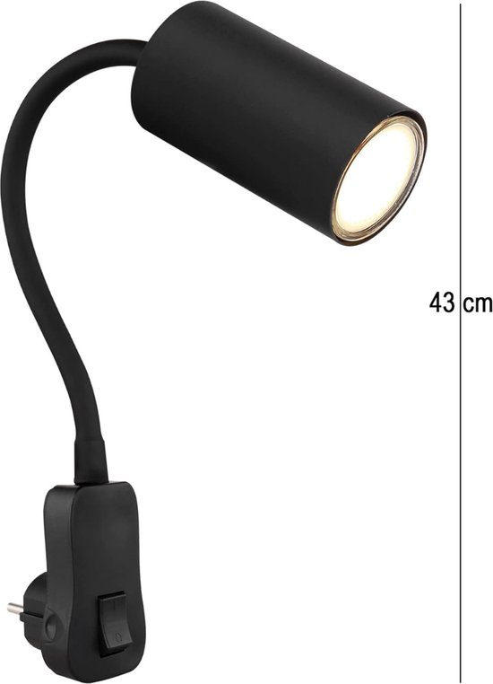 Equivera Stekkerlamp - Dimbaar LED stekkerspot - Voor woonkamer ...