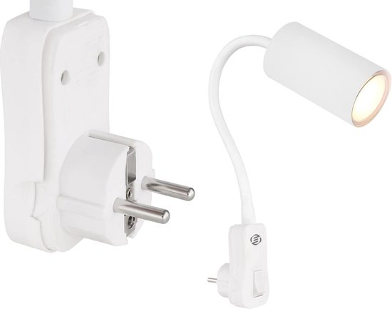 Equivera Stekkerlamp Dimbaar - Stekkerspot Dimbaar - Stopcontactlamp ...