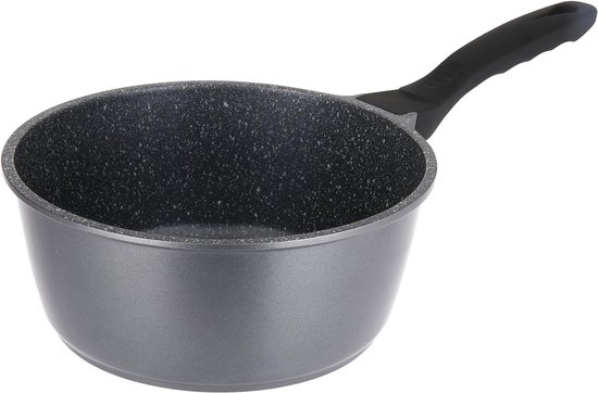 Gegoten Aluminium Steelpan 20 cm met Antiaanbaklaag en Hittebestendige Handgreep | bol
