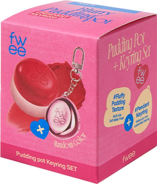 fwee - blurry pudding pot keyring set [RD03 Ambitious] + random color ...