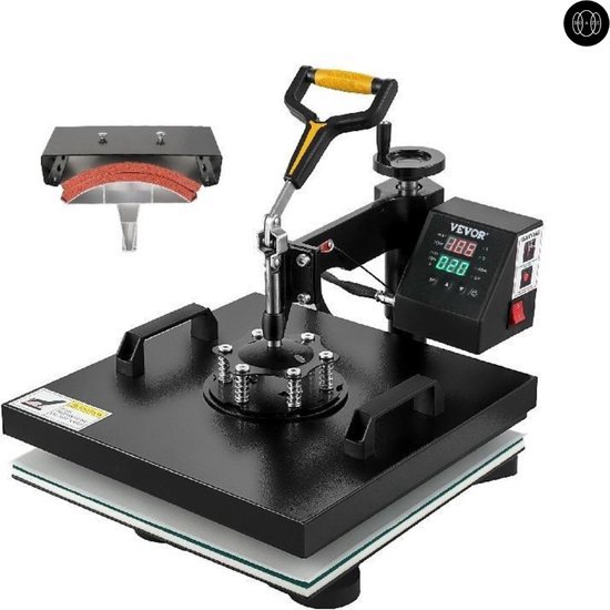 Vevor® Sublimatie Printer - Transferpers - Hittepers - Zwart/Pet ...