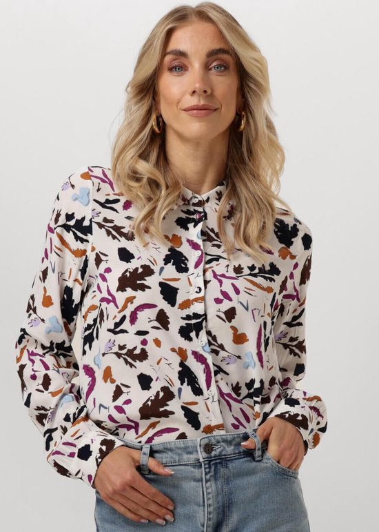 POM Amsterdam Mila Featherfest Cru Dames - Jurken - Kleedje - Multi ...