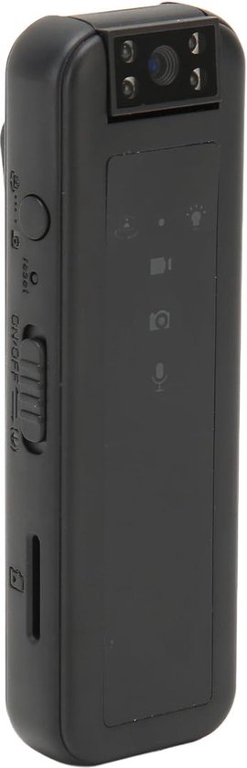 DD Bodycam - Action Cam - Bewegingsdetectie - HD 1080P - 13x9x4cm ...