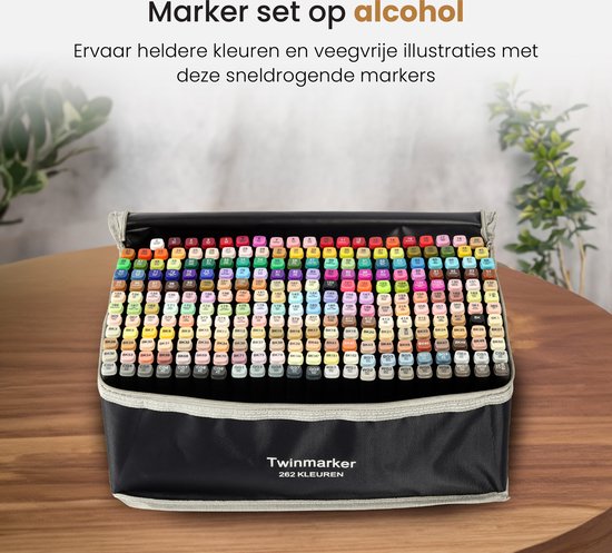 Timmers trading Twinmarkers 262 stuks - Professionele alcohol markers ...
