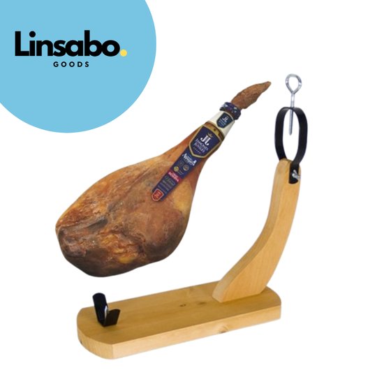 Linsabo Goods Spaanse Jamonera Hamhouder 39x29x7 cm – Houten Ham ...