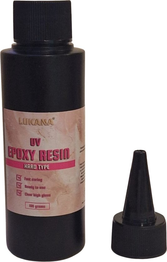 Lukana UV Resin Epoxy Giethars - 100 Gram - Epoxy Giethars - Sieraden ...