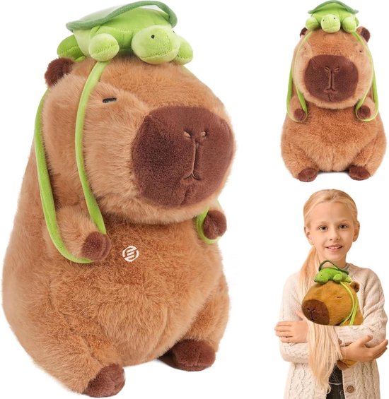 Equivera Capybara Knuffel - Capibara Knuffel - Capibara Pluche ...