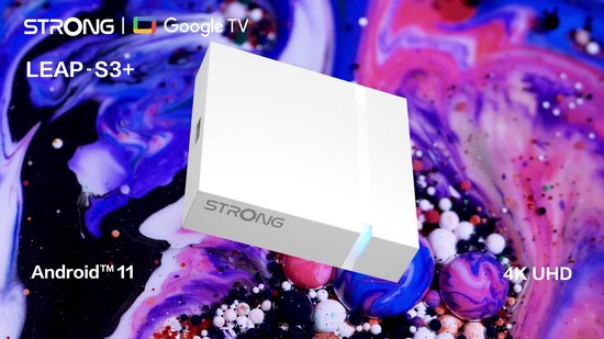 STRONG - Streaming Box Android TV 4K UHD - Leap-S3+ - Chromecast ...