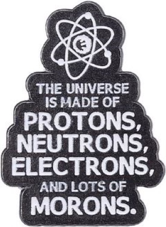 Pin Broche - enamel pin - kledingspeld - Protons en Neutrons | bol