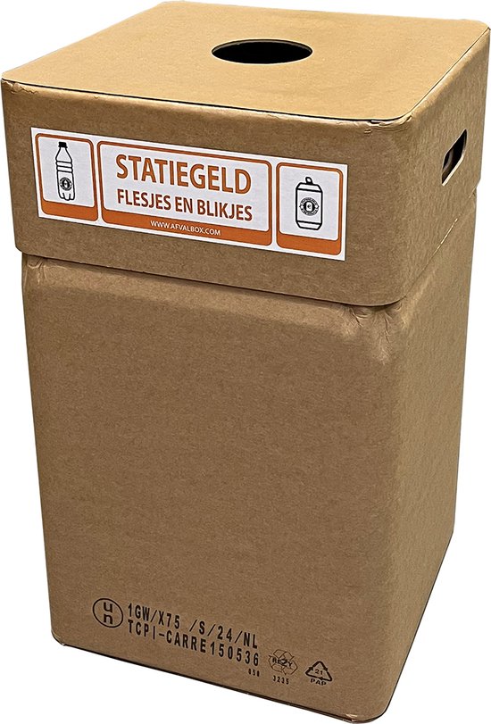 Statiegeld inzamelbak flesjes en blikjes voor thuis - Statiegeldbak ...