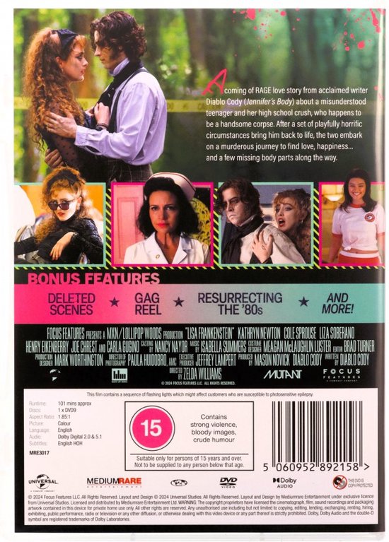 Lisa Frankenstein [DVD] (Dvd), Paola Andino | Dvd's | bol