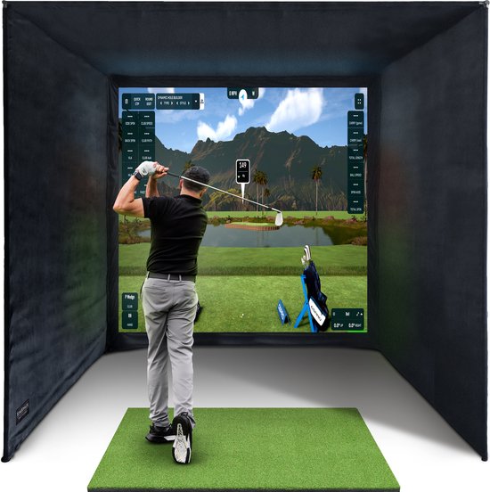 SimSpace Golf Simulator Enclosure - Altijd Indoor Golf | bol