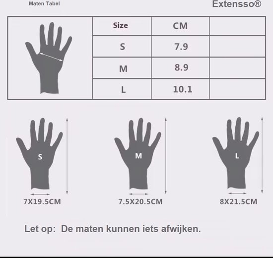 Therapeutische handschoenen | Extensso® | Grijs | Maat L | De enige ...