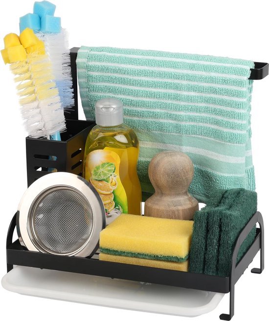 doek houder Aanrecht Caddy Spoelbak Netjes, Keuken Spons Houder RVS ...