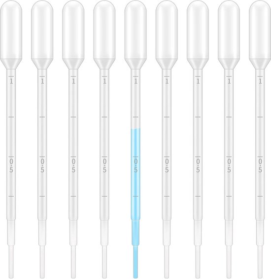 Pipet druppelaar 1 ml – Ideaal voor experimenten en aromatherapie | bol