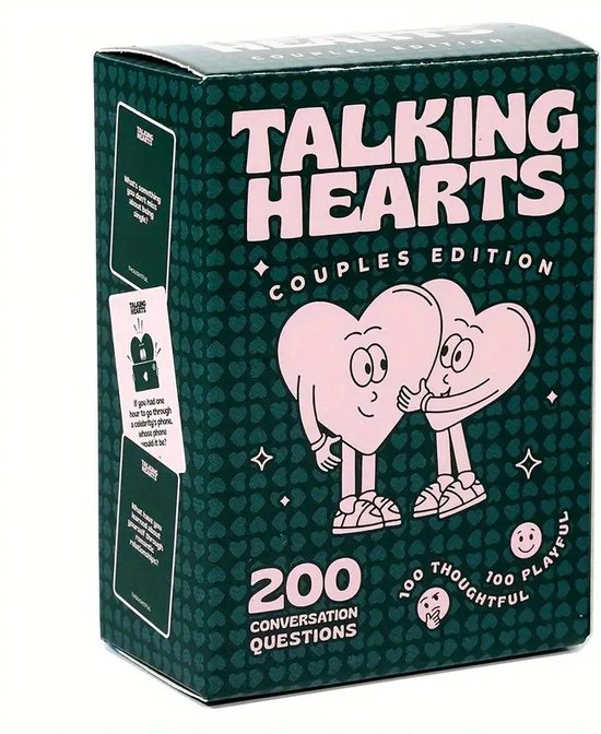 Talking Hearts - Couples Edition: 200 Gesprekskaarten voor Diepere ...