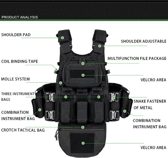 Tactical vest- bullet proof plate carriers - airsoft - paintball ...