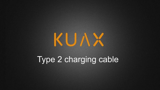 KUAX Type 2 laadkabel - EV Oplaadkabel Elektrisch Voertuig Kabel - 32A ...