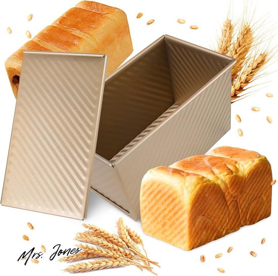 Mrs. Jones Toastbrood bakvorm extra hoog 450 g deeg anti-aanbak met ...