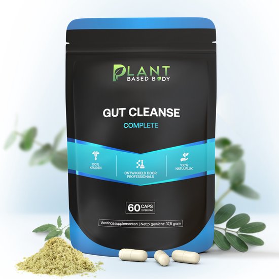 Plant Based Body - Gut Cleanse - Detox - Colon Cleanse - o.a Psyllium ...