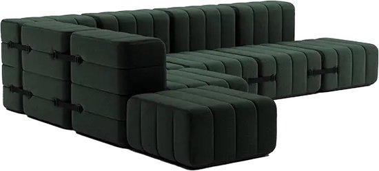 ambivalenz modulaire bank curt – 12 modules – donker groen | bol