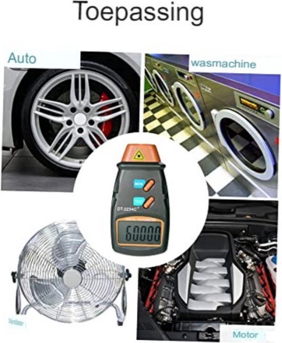Tachometer - Toerenteller - Toerentalmeter | bol