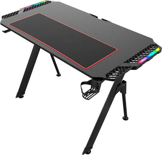 DRDZ150 Gaming Tafel Met Carbon Fibre Tafelblad Bedekt Door Een Full ...
