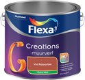 Flexa - Creations Muurverf Extra Mat - Vol Rabarber - Mengverf - 2.5 L ...