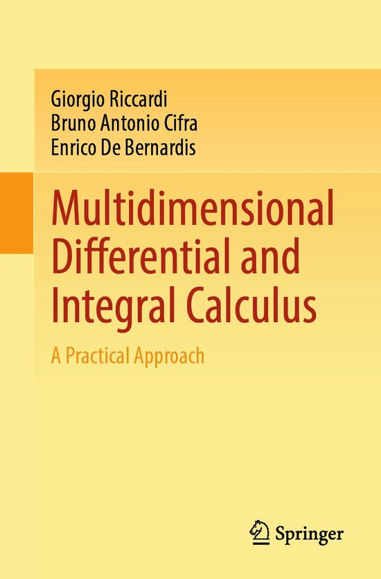 Multidimensional Differential and Integral Calculus (ebook), Bruno ...