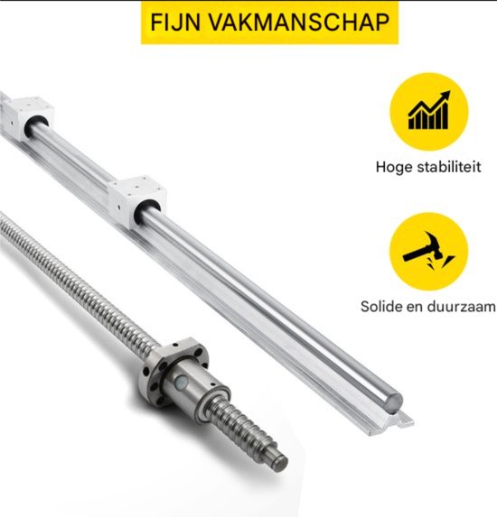 Lineaire Geleiding - SBR20 - 3 Kogelomloopspindels RM1605 | bol