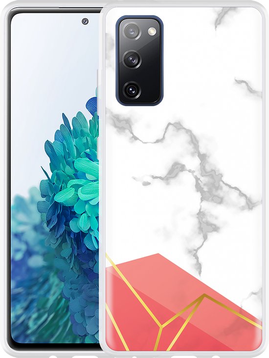 Cazy Hoesje geschikt voor Samsung Galaxy S20 FE - Trendy Marmer | bol