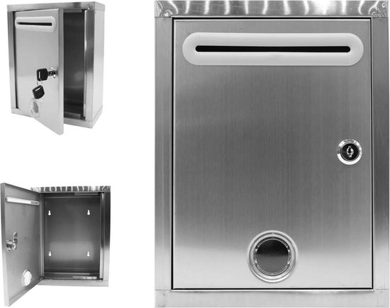 Drop Box met Lock Sleutels - Metalen Wall Mount Deposit Box - Donatie ...