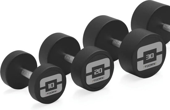 Toorx Professional MGP PRO Professional Rubber Dumbbell - per stuk (2 ...