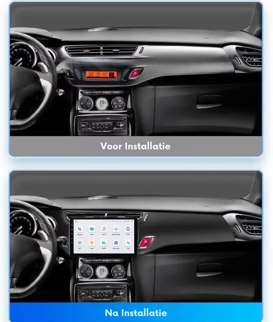 Auto Multimedia Speler - Voor Citroen C3 DS3 2010-2016 - 1GB16GB - 4G ...