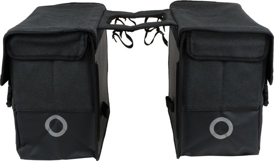 Willex Dubbele Fietstas - Canvas - Reflectie - 48 liter - Universele ...