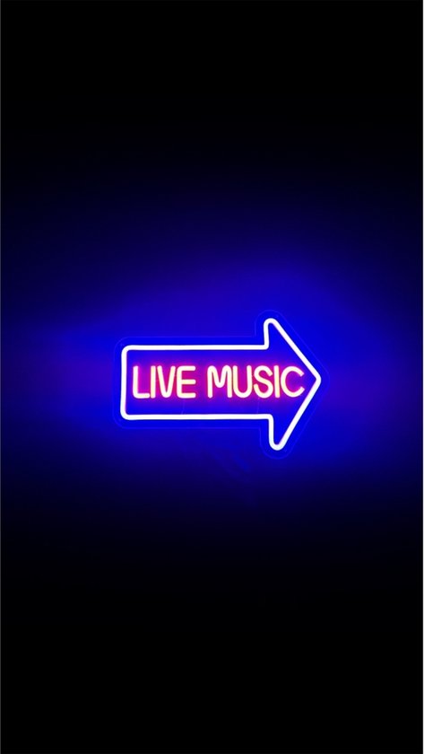 Ohno - Live Music Arrow - Led Neon Sign | bol