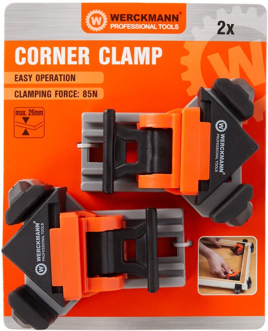 Gereedschap hoekklem - lijmklem - 2 stuks | bol