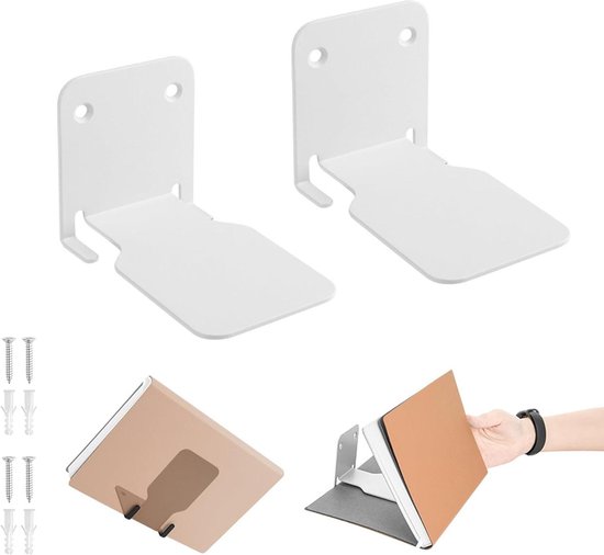 Invisible Bookcase Floating Book Holder Wall Stainless Steel Multi ...