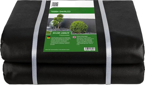 Worteldoek 150g/m² - Anti-Onkruiddoek - Scheurvast Gronddoek ...