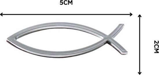 Ichthus Visje Auto Sticker | bol