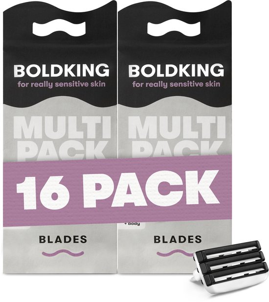 Boldking Scheermesjes Really Sensitive - 13+3 Gratis Scheermesjes Man & Vrouw -... | bol