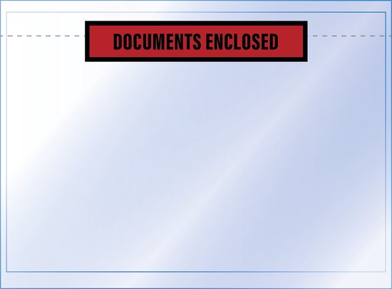 Raadhuis paklijstenvelop A6 - 165x122mm - Documents Enclosed - 1000 stuks - RD-310102 | bol