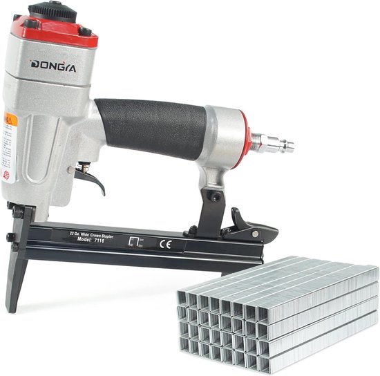 Pneumatische Bekleding Nietmachine Kit met 10.000 Stuks Nietjes en ...