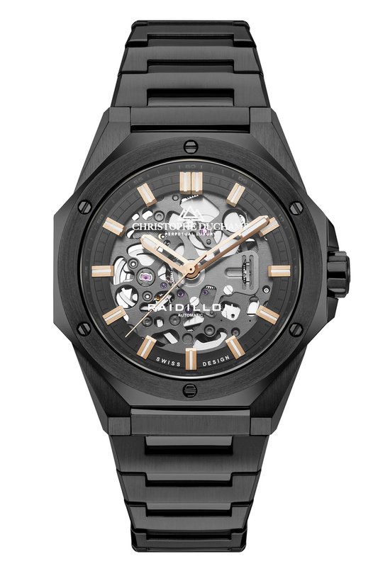 Luxe mannenhorloge Christophe Duchamp Raidillon Skeleton Automatic ...