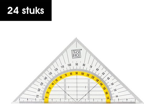 SOHO Geodriehoek Flexibel – Onbreekbare Geodriehoek – Flexibel ...