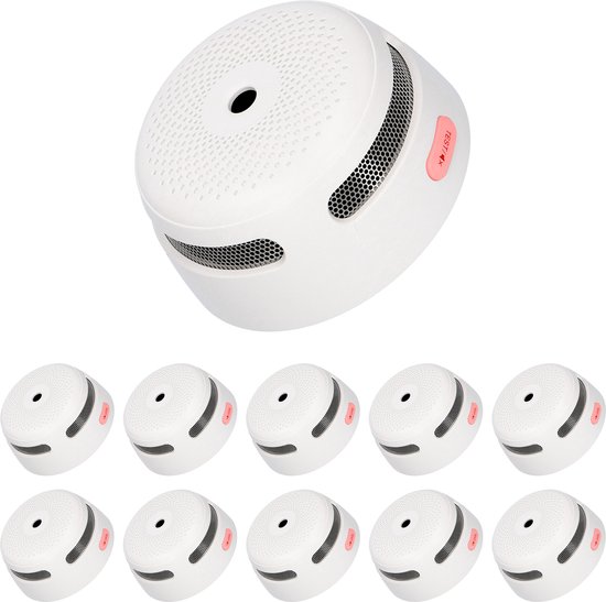 X-Sense XS01 Rookmelder - 10 Rookmelders - 10 jaar batterij - Compact ...